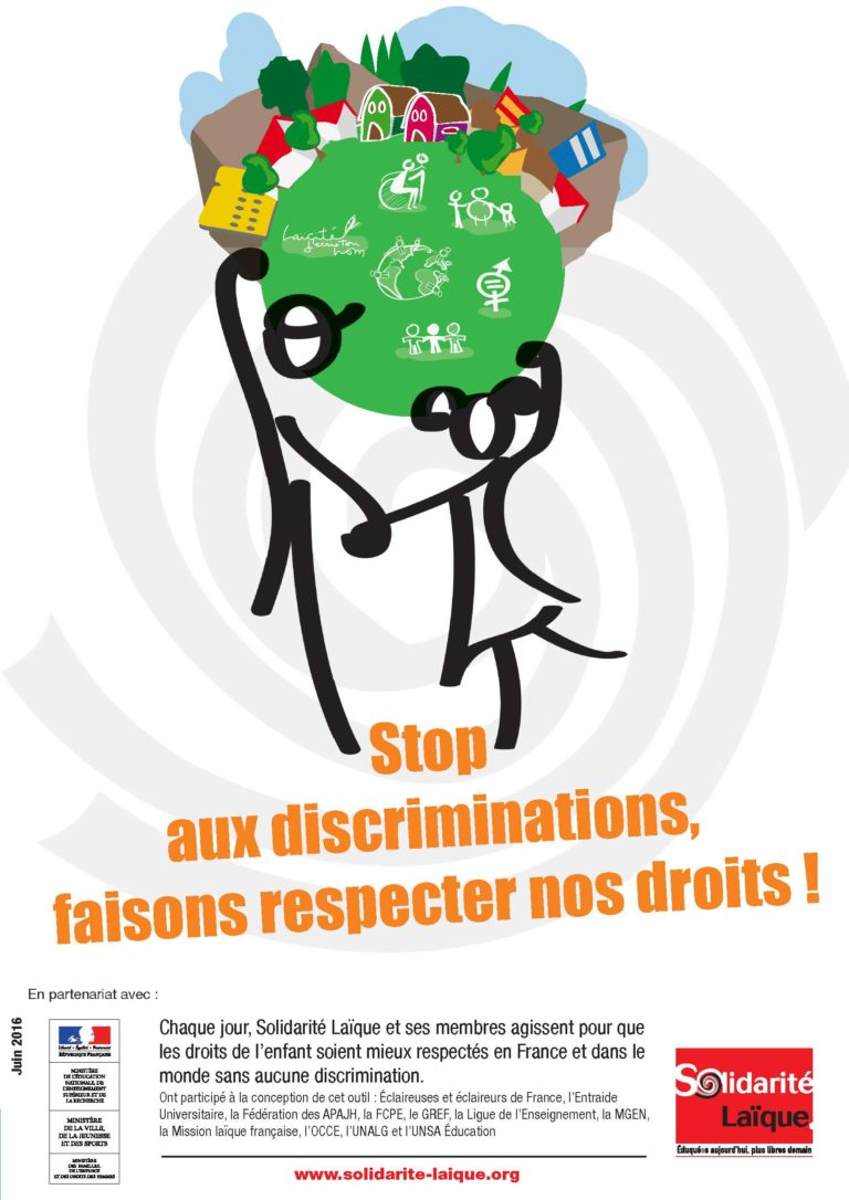 Stop aux discriminations, faisons respecter nos droits